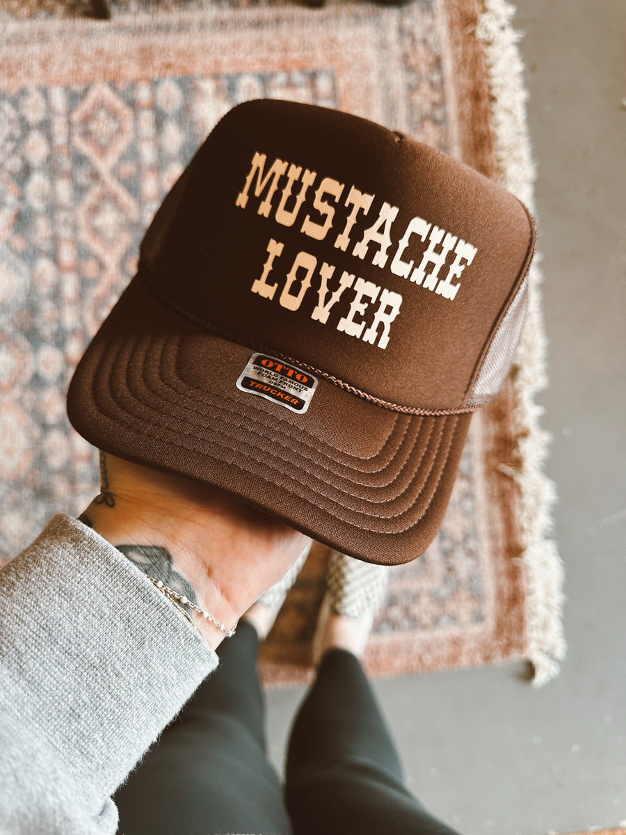 Mustache Lover Trucker Hat – Grady Ln